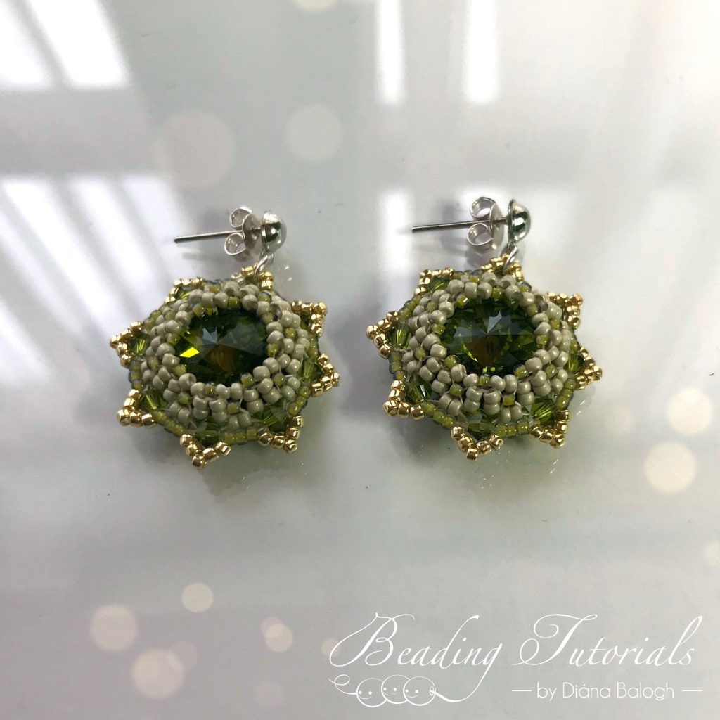 Beading pattern Squill Earrings – Beading tutorials