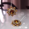 Beading pattern Squill Earrings - Beading tutorials
