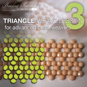 Triangle weave beading lessons – Beading tutorials