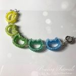 Beading tutorial Cat pendant and bracelet - Beading tutorials
