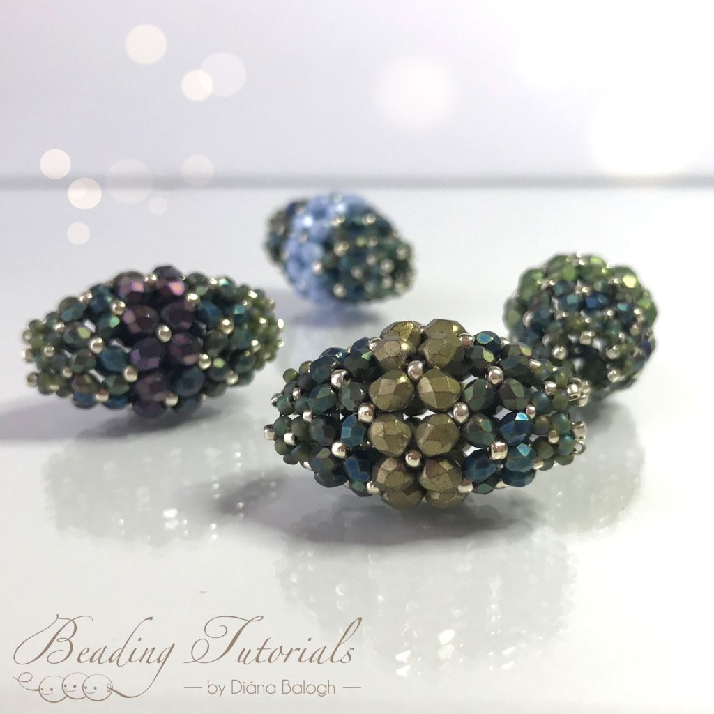Beading tutorial Beaded Bead, Ramya beaded bead beading pattern ...